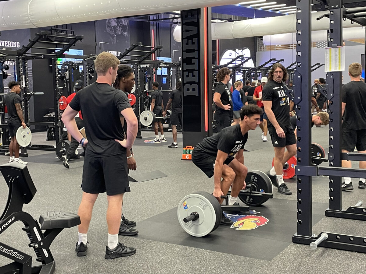 KU football opens new locker room, weight room - KU Sports